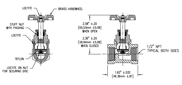 1/2 inch Globe Valve | www.h-j.com